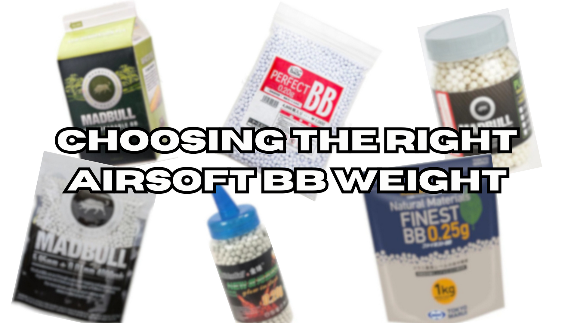 Choosing the Right Airsoft BB Weight | eHobby Asia