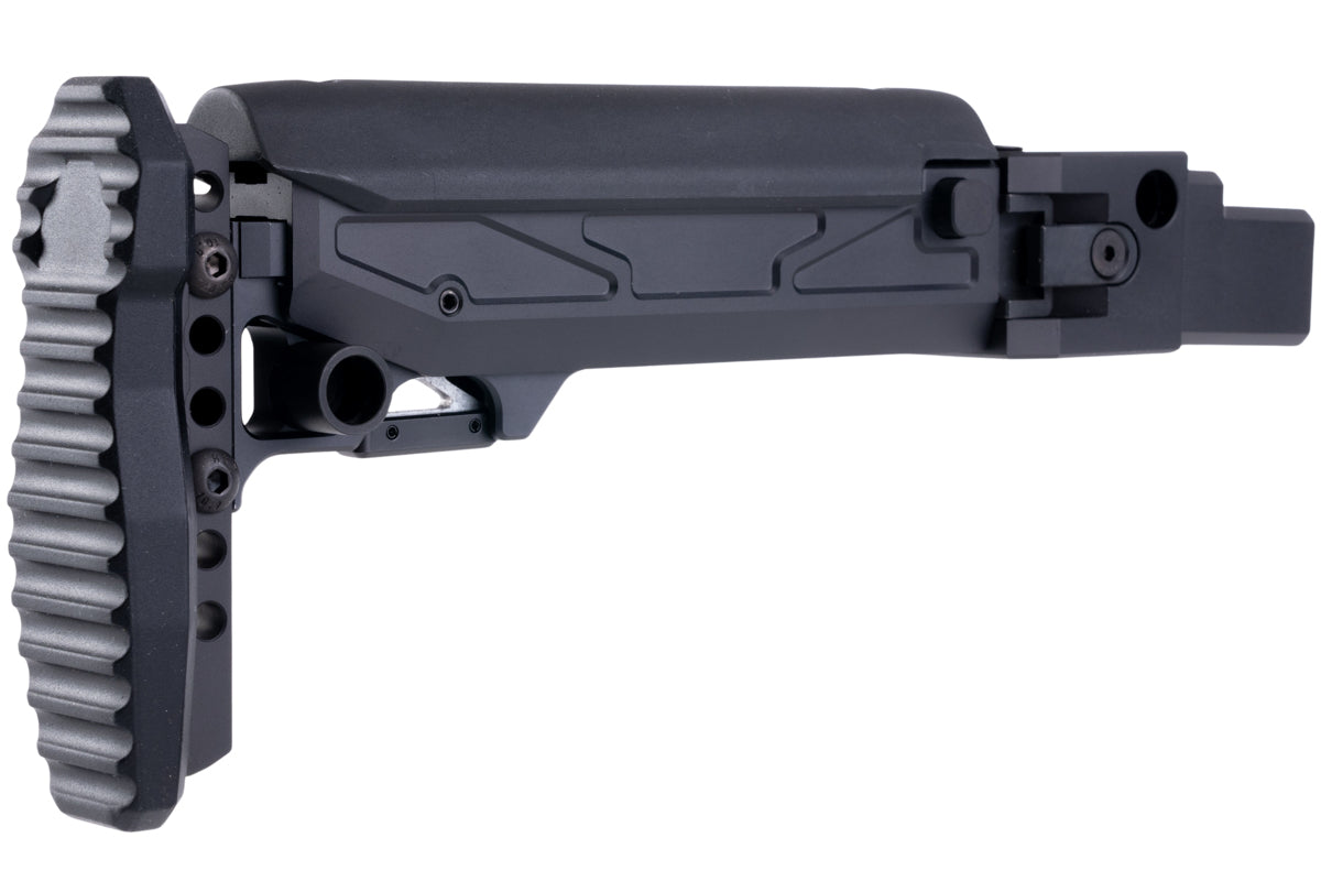 5KU Telescopic Buttstock with Cheek Riser For GHK AKM GBB V2 Airsoft ...