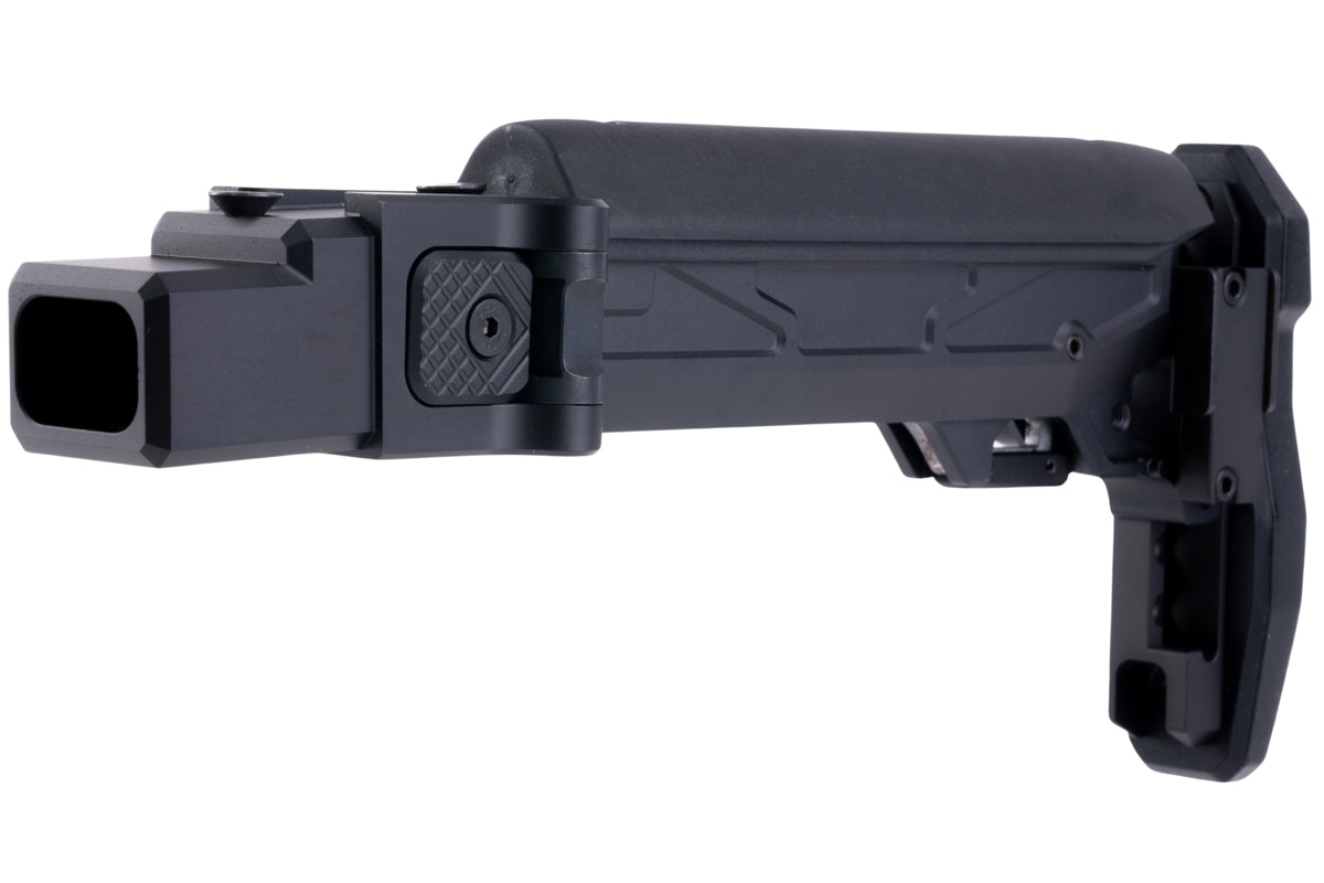 5KU Telescopic Buttstock with Cheek Riser For GHK AKM GBB V2 Airsoft ...