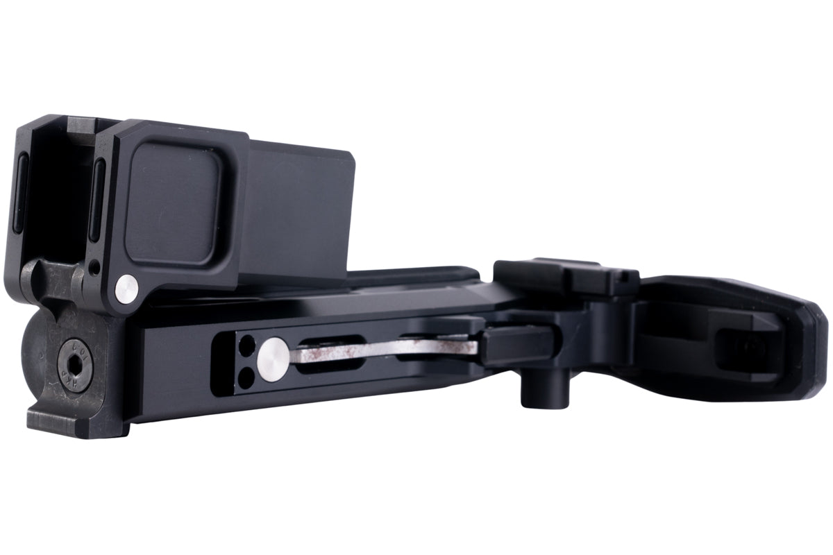 5KU Telescopic Buttstock with Cheek Riser For GHK AKM GBB V2 Airsoft ...