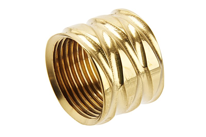 5KU Rhombus Threaded Protector (14mm CCW/ Gold)