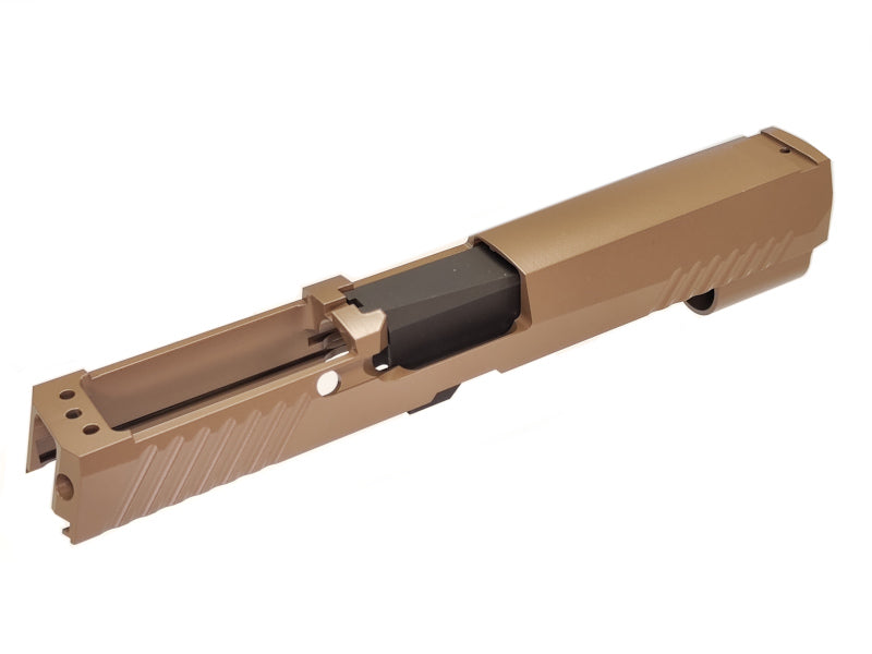 Armour Tao CNC Aluminum Slide For SIG Sauer M17 GBB (Tan) | eHobby Asia