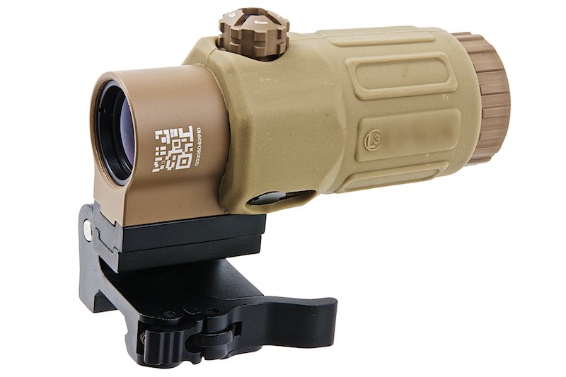 GK Tactical G33 3x Magnifier with QD Flip Mount (Dark Earth)