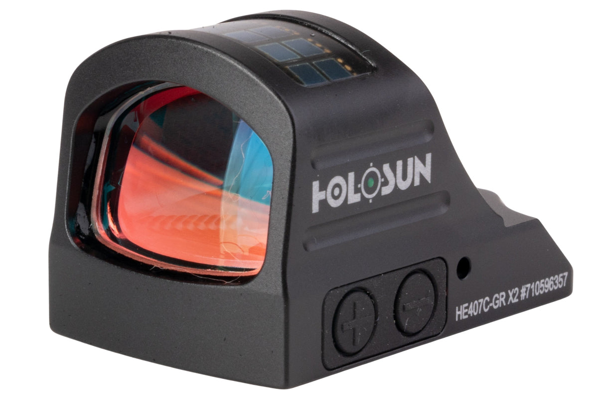 Holosun HE407C GR X2 Green 2 MOA Dot Reflex Sight