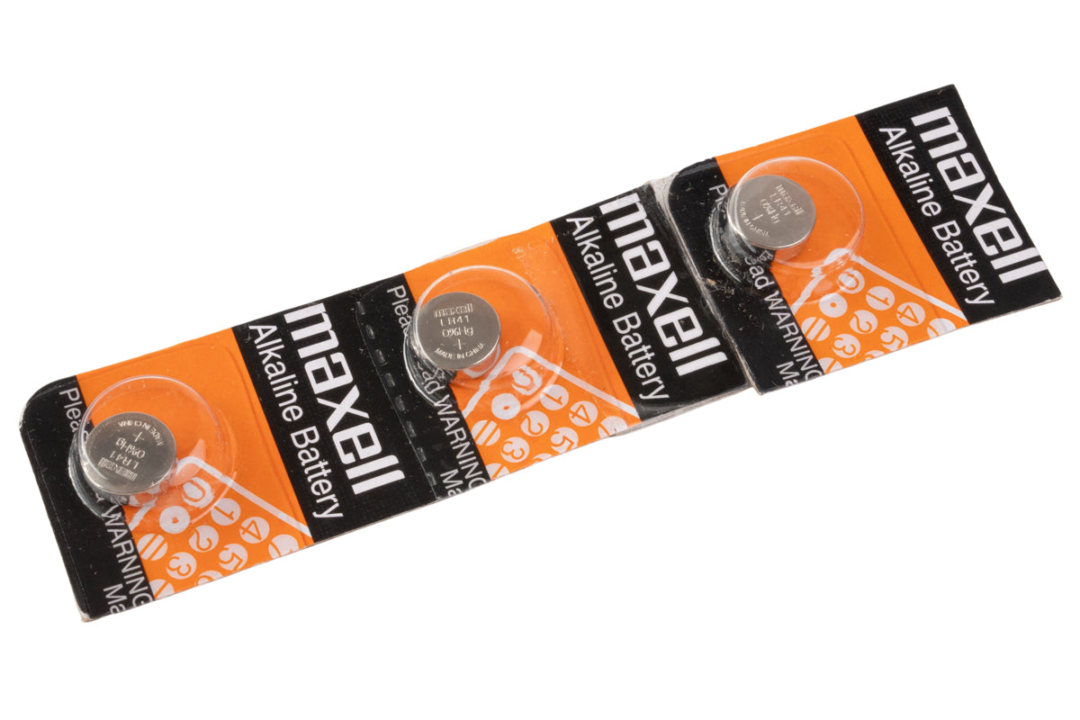 Maxell LR41 1.5V Alkaline Battery (3pcs/set) | eHobby Asia