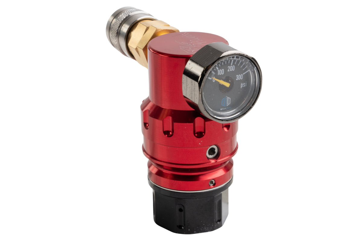 Mechlabs Nexxus Flo Max Regulator with 39 inch Air Line (Red)