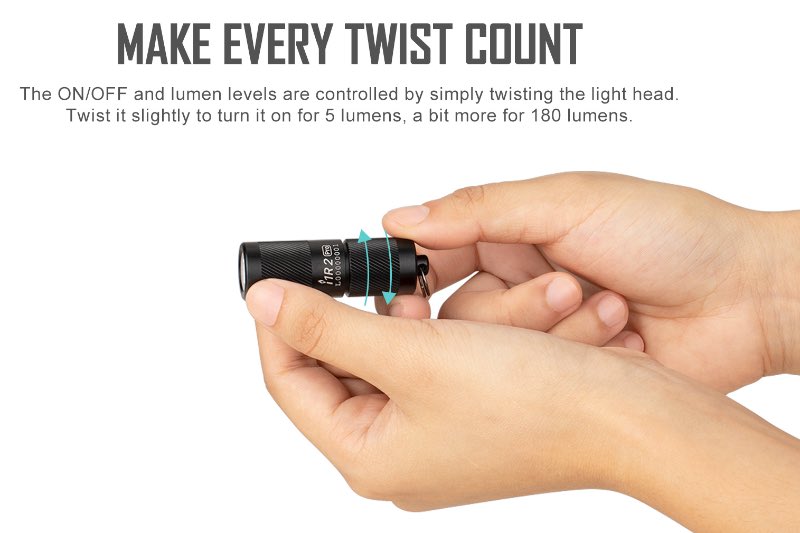 OLIGHT I1R 2 Pro LED (Keychain Size Flashlight)