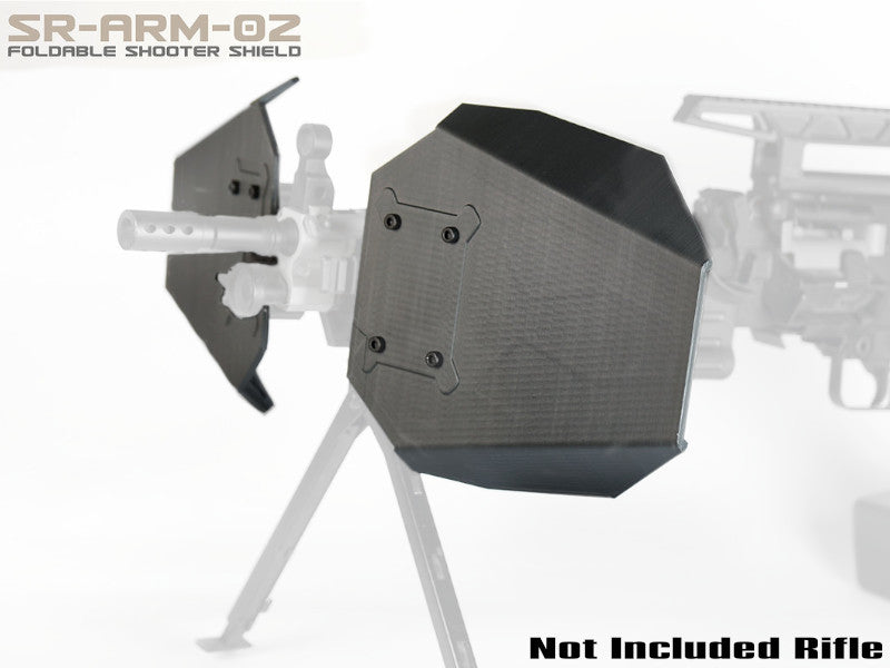 SRU Foldable Shooter Shield For Picatinny Rail Handguard (Left & Right ...