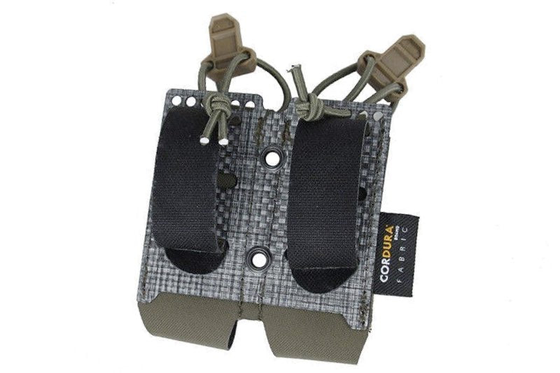 TMC Dual Elastic Pistol Magazine Pouch (Ranger Green)