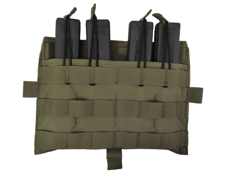 Twinfalcons Detachable Flap QUAD SMG Mag Flat Panel (Ranger Green ...