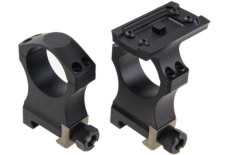 Airsoft Artisan CNC Aluminum NF Style 30mm Scope Mount w/ T1 Scope Rin ...