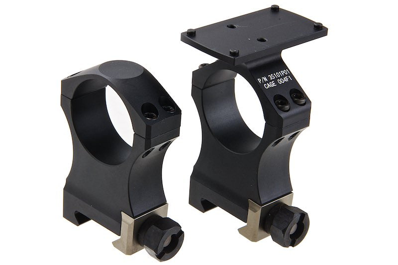 Airsoft Artisan CNC Aluminum NF Style 30mm Scope Mount w/ Micro Reflex ...