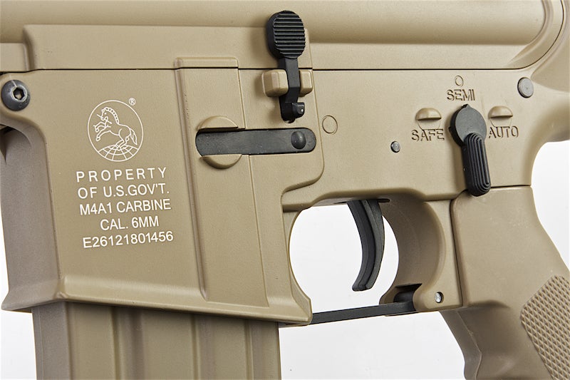 Cybergun Metal Colt M4 Silent OPS AEG Rifle (Tan)