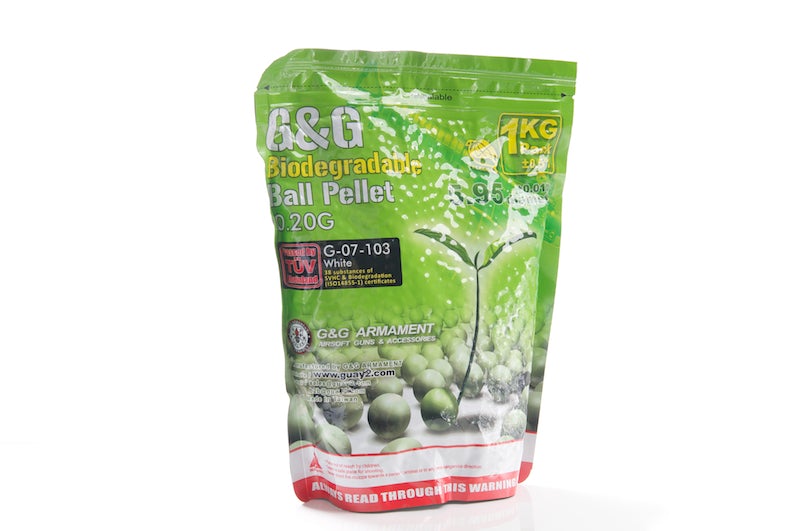 G&G 0.20g Biodegradeable BB (5000 BBs) | eHobby Asia