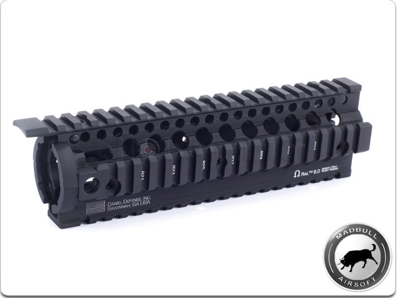 Madbull Daniel Defense 9inch Omega Rail (Black) | eHobby Asia