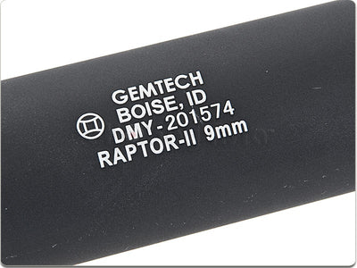 Madbull Gemtech Raptor-II Silencer (QD for MP5 3-lug Adapter Only ...