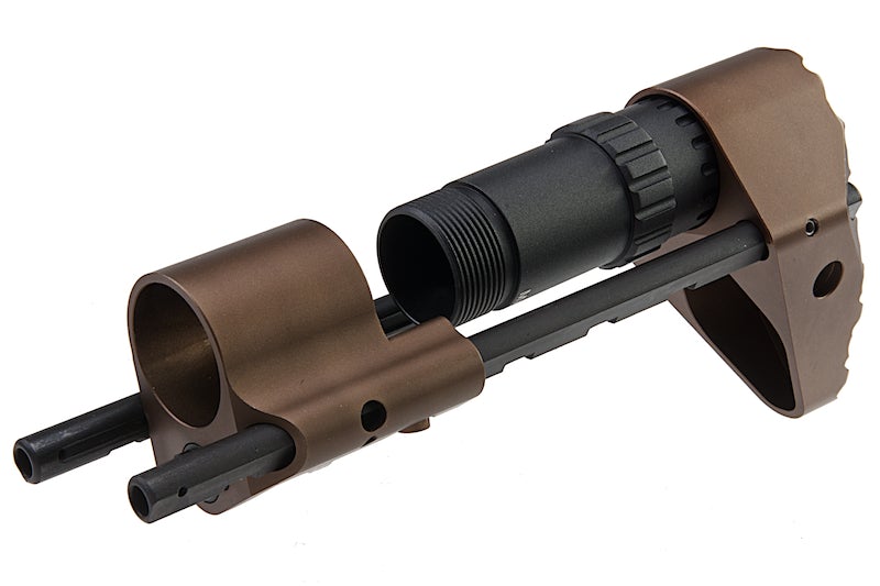 G&P Troy PDW Stock for Marui MWS M4A1 GBB (Sand)