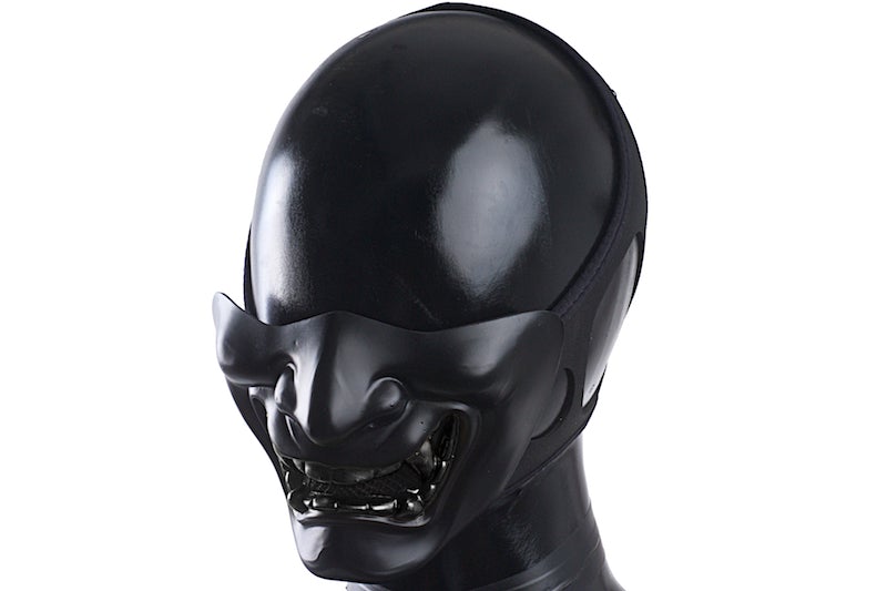 TMC Samurai Mask (L Size / Full Black) | eHobby Asia
