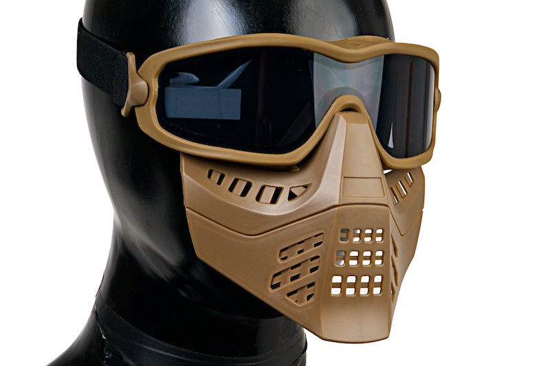 TMC Impact-Rated Goggle with Mask (Coyote Brown)
