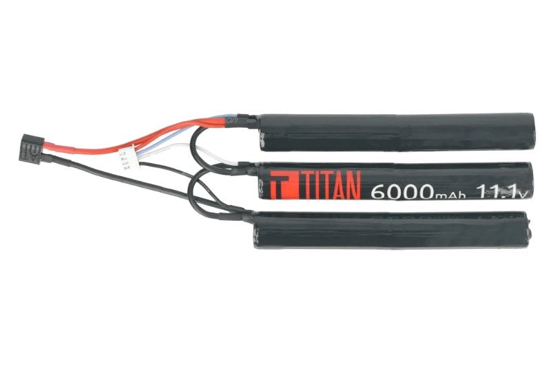 Titan Power 11.1v 6000mah Crane T-Plug Deans Lithium Ion Battery (V8 ...