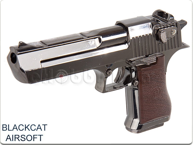 Blackcat Airsoft Mini Model Gun Desert Eagle (Shell Ejection) - Black ...