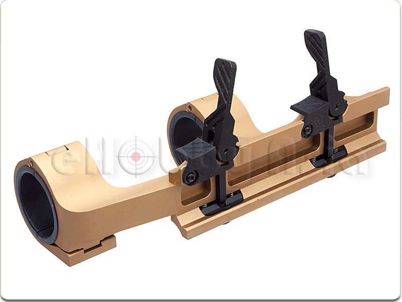 Blackcat 30/35mm QD Extension Dual Rifle Scope Mount (Tan) | eHobby Asia