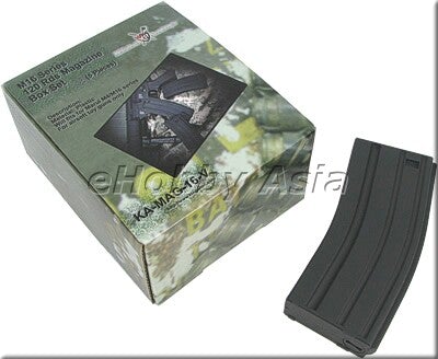 King Arms 120rd Magazine for M4/M16 AEG (Black, 5pcs)