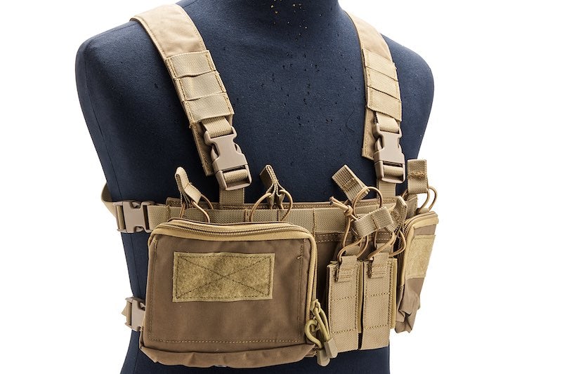 WoSport DECRX Heavy Chest Rig (TAN) | eHobby Asia