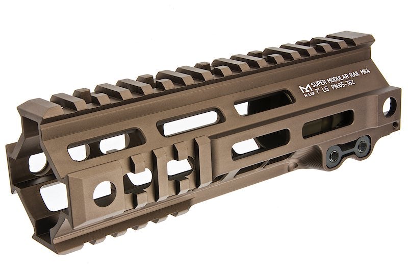Z-Parts MK4 M LOK 7" Rail Handguard for GHK M4 GBB (w/ Barrel Nut/ DDC ...